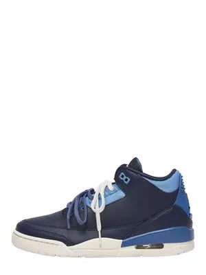 JORDAN 3 Retro Sneakers - Obsidian/track Red/blue Beyond