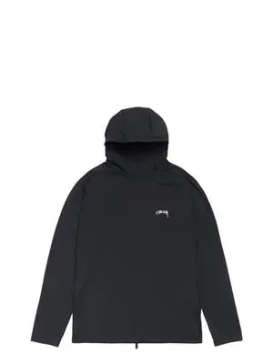 StÜssy Hooded Rash Guard - Black