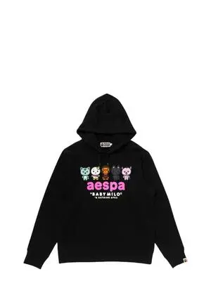 A BATHING APE X Aespa Hoodie - Black