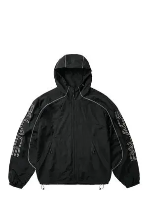 PALACE Piped Shell Jacket - Black