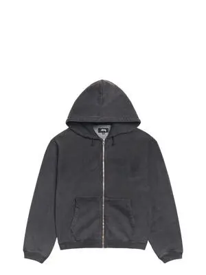 StÜssy Stüssy Faded Graphic Zip Hoodie Washed Black
