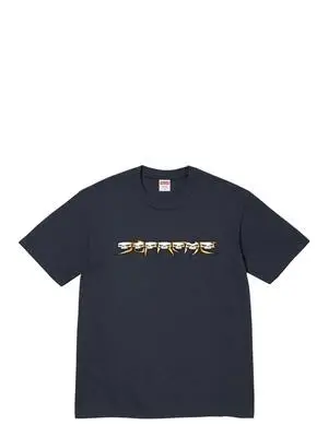 Supreme Fw26 Skulls Spellout T-shirt - Navy