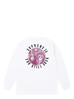 Supreme Fw26 You Still Sk L/s T-shirt - White