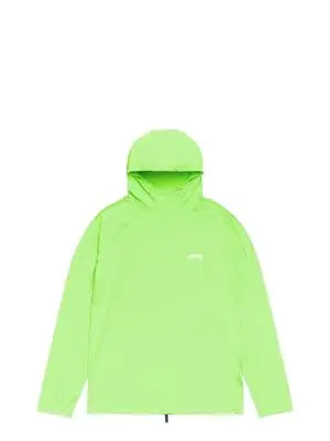 StÜssy Hooded Rash Guard - Lime