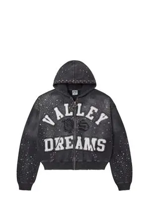 VALE FOREVER Classico Zip Hoodie - Black