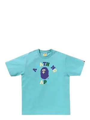 A BATHING APE Colors College T-shirt - Blue