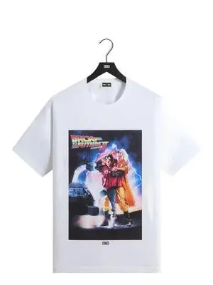 Kith Kith X Back To The Future Ii Movie Poster Vintage T-shirt 'white' White