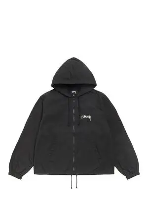 StÜssy Waxed Cotton Beach Shell - Black