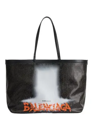 Balenciaga Select Large Tote Bag - Black/orange