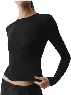 ALO Alo Ribbed Sea Coast Long Sleeve T-Shirt