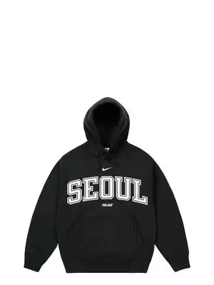 PALACE X Nike Shop Hoodie Seoul - Black