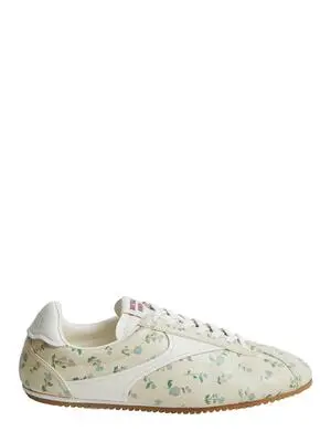 Bottega Veneta Shot" Floral Print Calfskin Sneakers - Multi