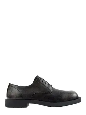 Camper Mil 1978 Derby Shoes In Worn-effect Leather - Multicolor