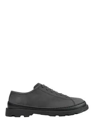 Camper Brutus+ Nubuck Derby Shoes With Lightweight Eva Sole - Grey