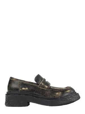 Camper Vamonos Leather Loafers With Distressed Effect - Multicolor