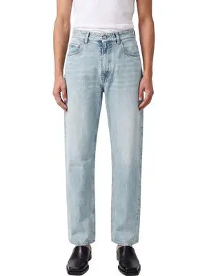 MAISON MARGIELA MM6 Maison Margiela Five-Pocket Straight Leg Jeans In Cotton Denim