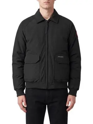 Canada Goose Canada Goose Padded Technical Bomber Jacket With Flap Pockets Black