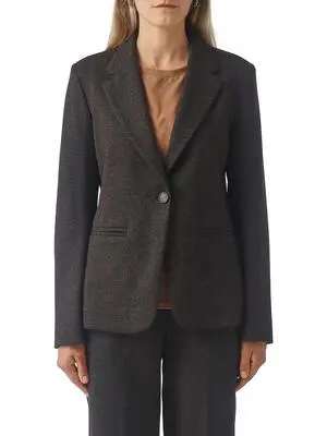 Max Mara Single Breasted Jacket - Dark