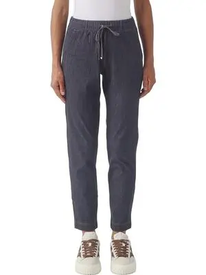 MAX MARA MM Max Mara High-Waisted Slim-Fit Cotton-Blend Trousers