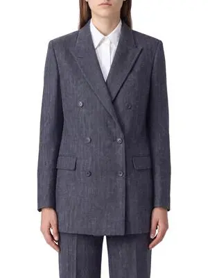 Tagliatore Double-breasted Wool Blend Blazer With Peak Lapels - Brown
