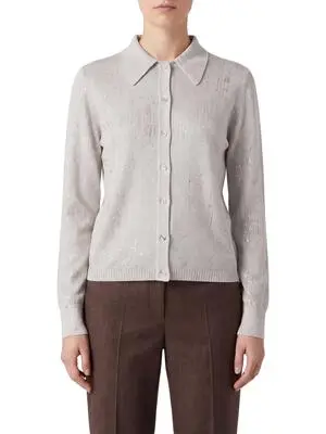 Avant Toi Long Sleeve Collared Shirt - Grey