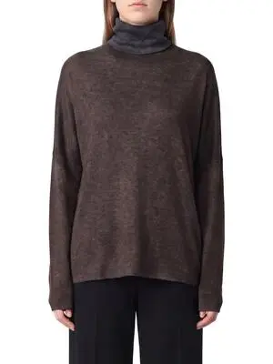 Avant Toi Avant Toi Wool And Cashmere Blend Turtleneck Jumper With Long Sleeves And Ribbed Trims Brown
