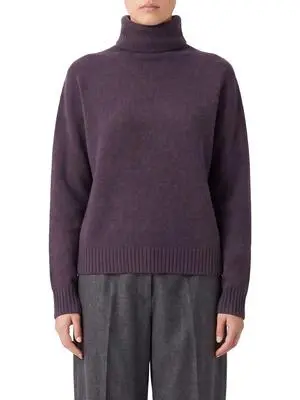 KUJTEN Kujten 100% Cashmere Turtleneck Jumper Brown