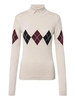 MUGLER Argyle Virgin Wool Sweater - Multicoloured