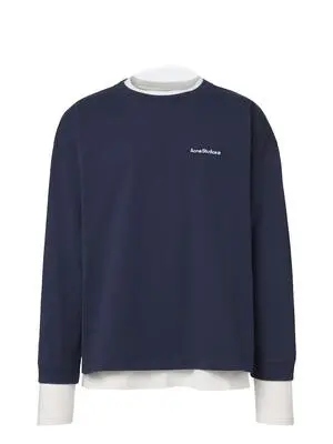 Acne Studios Ericka Cotton Sweatshirt - Blue