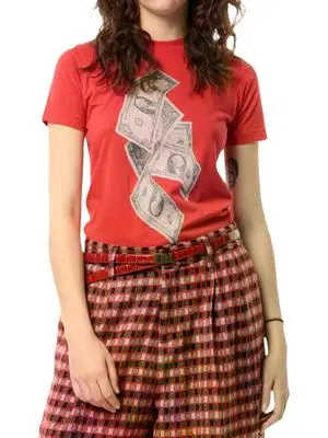 ERL Money Graphic T-shirt - Red