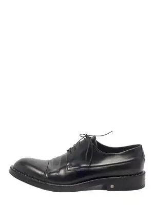LOUIS VUITTON Micro-stud Leather Derby Shoes - Black