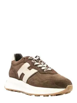 HOGAN Hogan Suede Logo-Patch Sneakers