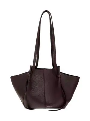 Yuzefi Mochi Leather Tote Bag - Brown