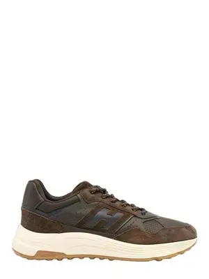 Hogan Hyperlight Panelled Sneakers - Brown