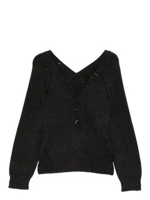 Our Legacy Country Henley Cardigan - Black