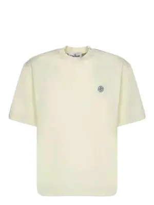 Stone Island 2100030 Logo-patch T-shirt - Neutrals