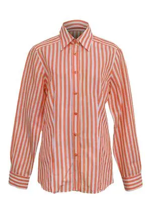 Etro Striped Button-down Shirt - Orange