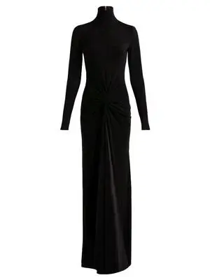 Silvia Tcherassi Knotted Cut-out Maxi Dress - Black
