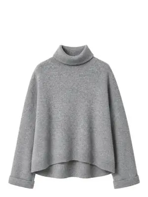 Dusan Roll Neck Sweater - Grey