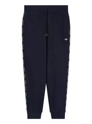 Emporio Armani Logo-tape Track Pants - Blue