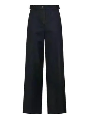 MAX MARA Weekend Max Mara High-Waisted Pinstriped Gabardine Trousers
