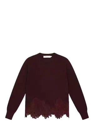 ZIMMERMANN ZIMMERMANN Valiant Lace-Trimmed Sweater