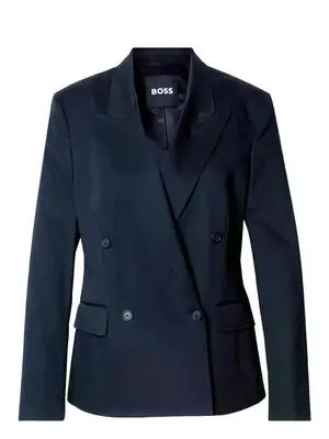 BOSS Jaleto Double-breasted Blazer - Blue