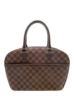 LOUIS VUITTON Damier Ebene Sarria Horizontal Handbag - Brown