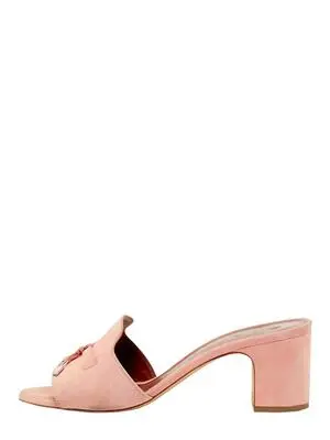 Loro Piana Open-toe Block Heel Sandals - Pink