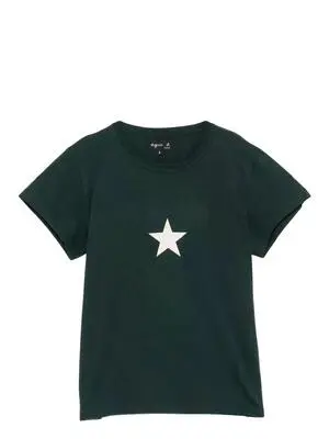 AGNES B. Agnès B. Star-Print T-Shirt Green