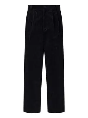 A.p.c. Ricky Straight-leg Cotton-corduroy Trousers - Black