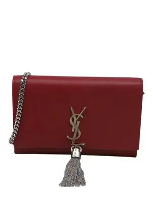 Saint Laurent Kate Tassel Shoulder Bag - Red
