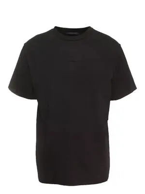 LOUIS VUITTON Embossed Logo Crew-neck T-shirt - Black
