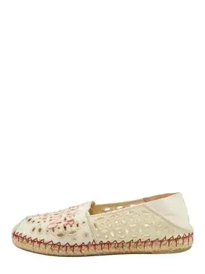 Valentino Garavani Valentino Garavani 03 Rose Edition Atelier Espadrille Flats Neutrals
